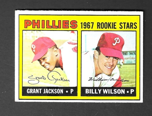 1967 Topps Baseball Card #402 VAR B '67 ROOKIE STARS PHILLIES JACKSON ...