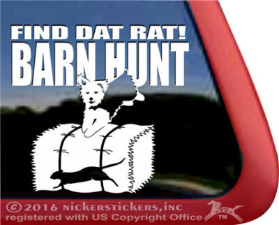 Find Dat Rat! | Yorkshire Terrier Yorkie Barn Hunt Dog Window Decal | eBay