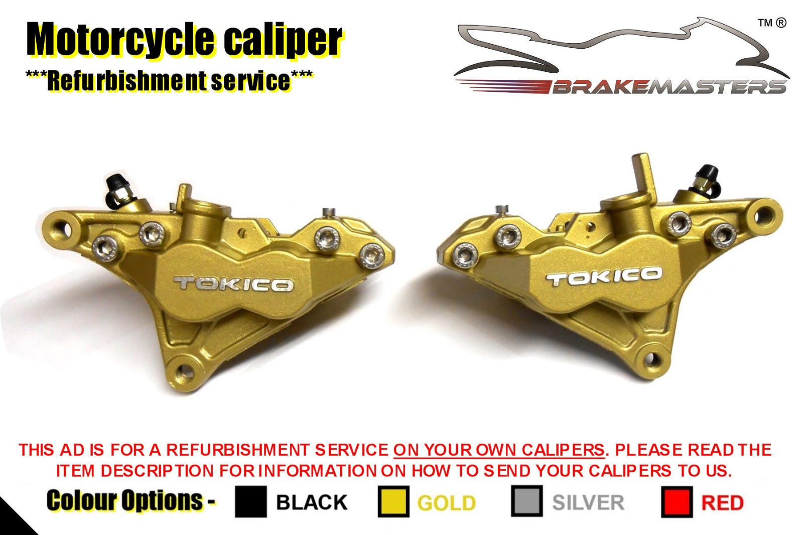 Suzuki GSX-R600 SRAD front brake caliper rebuild refurbishment service ...