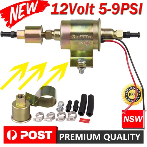 5-9PSI 12V Electric Fuel Pump Gas & Diesel Generators E8012S fits Car ...