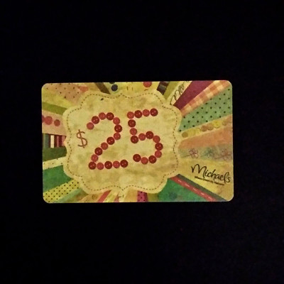 Michaels Vintage 2013 NEW COLLECTIBLE GIFT CARD $0 #7083 | eBay