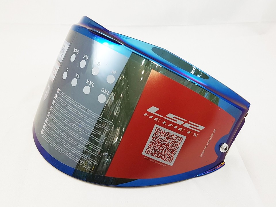 LS2 FF399 VALIANT REPLACEMENT DARK, CLEAR OR IRIDIUM VISORS HELMETS ...