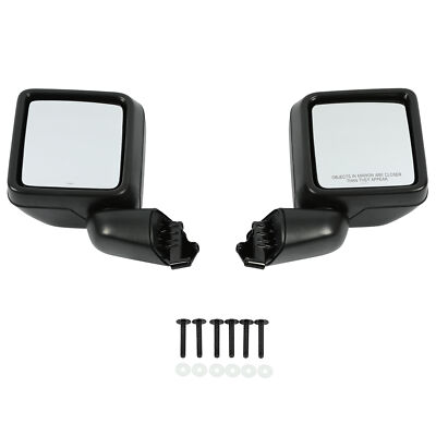 2018-2023 Jeep Wrangler JL Gladiator Exterior Manual Mirrors Pair ...