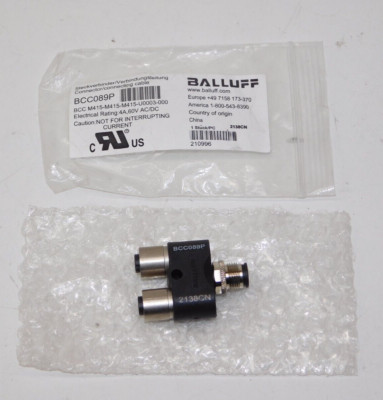 New Balluff BCC089P Splitter M415-M415-M415-U0003-000 4A 60V AC/DC ...