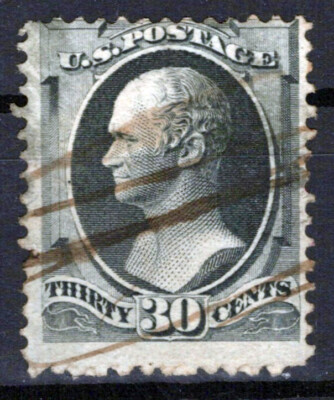US Stamps 165 used VGF 30c Hamilton CV $140 ZAYIX 1124NB022 | eBay