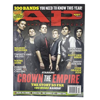 AP Alternative Press Magazine Issue 297 April 2013 Crown The Empire | eBay