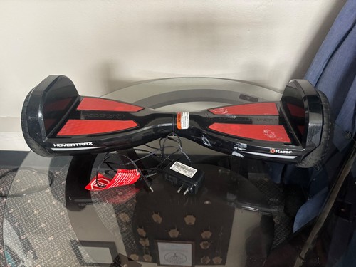 Razor Hovertrax Lux - Black and Red Gently used tested and works with ...
