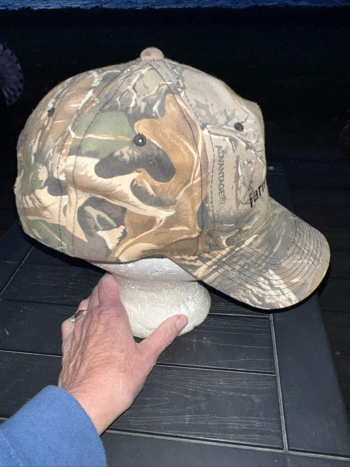 Farm Credit & Logo on Green Brown Camouflage Hat Cap Snapback OC Caps ...