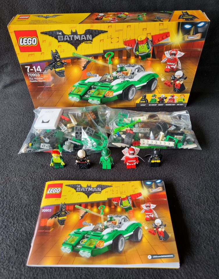 Lego The Batman Movie 70903 The Riddler Riddle Racer - 100% complete ...