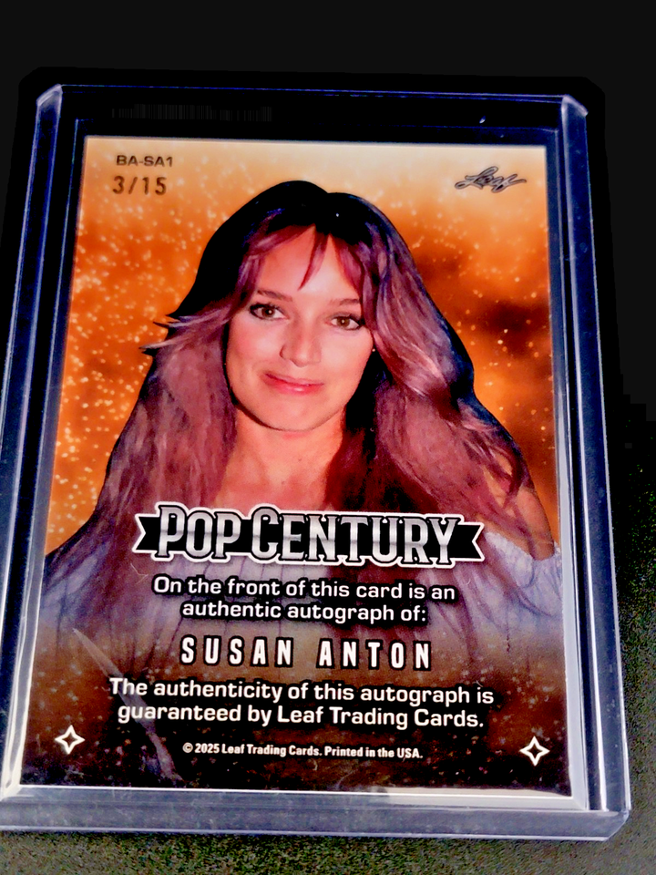 2025 Leaf Metal Pop Century Signatures SP Pink Prismatic SUSAN ANTON ...