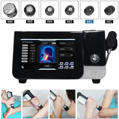 8 Bar Pneumatic ED Shockwave Therapy Machine Radial Pain Relief Body ...