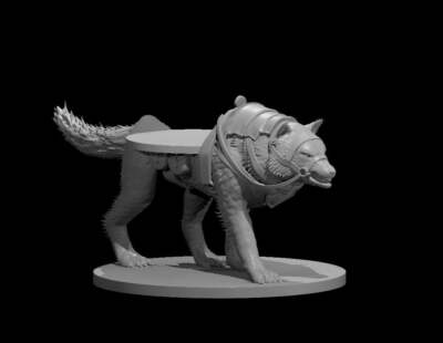Dire Wolf - DND - Pathfinder - Dungeons & Dragons - RPG - Tabletop ...