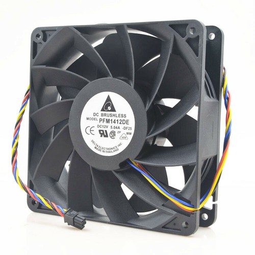 1PC Delta PFM1412DE 12V 5.04A 14038 14CM violence pwm speed cooling fan ...