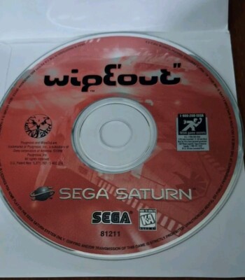 Wipeout (Sega Saturn, 1996) Game Disc Only | eBay