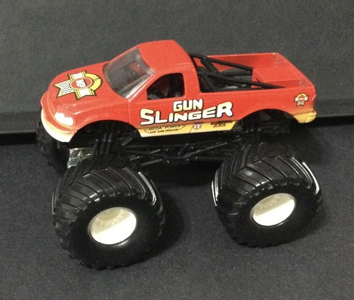 Gun Slinger - Red - White Rims - Hot Wheels Monster Jam - 1/64 - 2002 ...