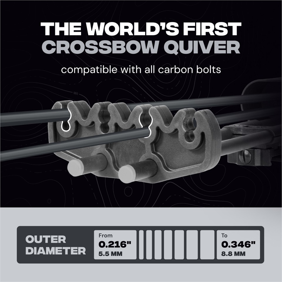 BALLISTA Crossbow 4 Arrow Quiver – Quick-Detach 20mm Picatinny Mount | eBay