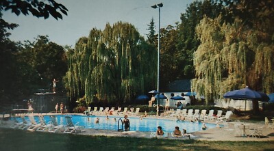 Williamsburg Inn Lodge Swimming Pool Williamsburg VA Postcard Posted ...