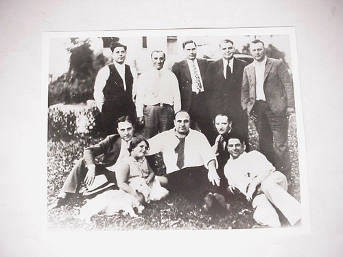 Al Capone Family photograph 8x10 Black & White | eBay