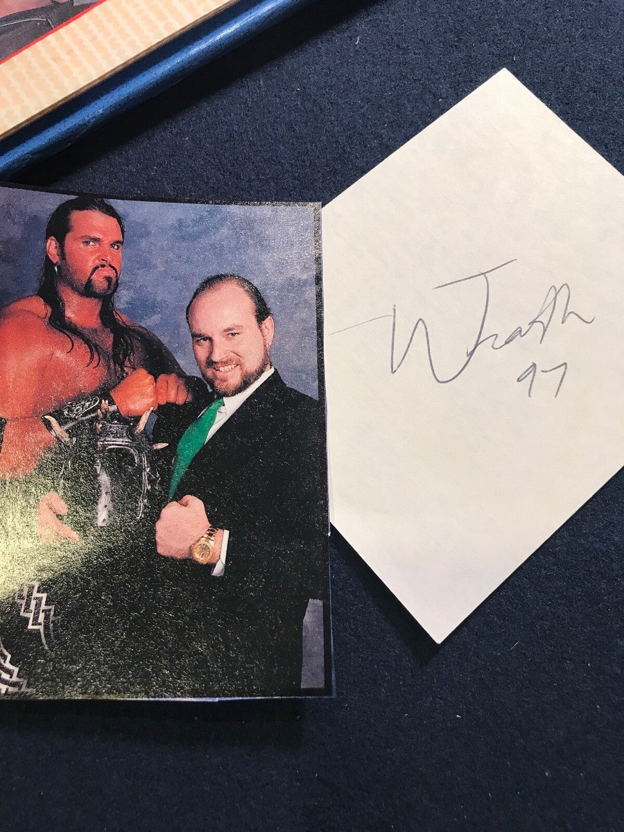 Wrath Signed Wcw 8x10 Photo Psadna Wwe Autograph Bryan
