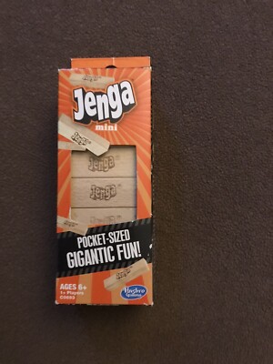 Hasbro Gaming Jenga Mini Game - Ages 6 And Up - Brand New Sealed | eBay