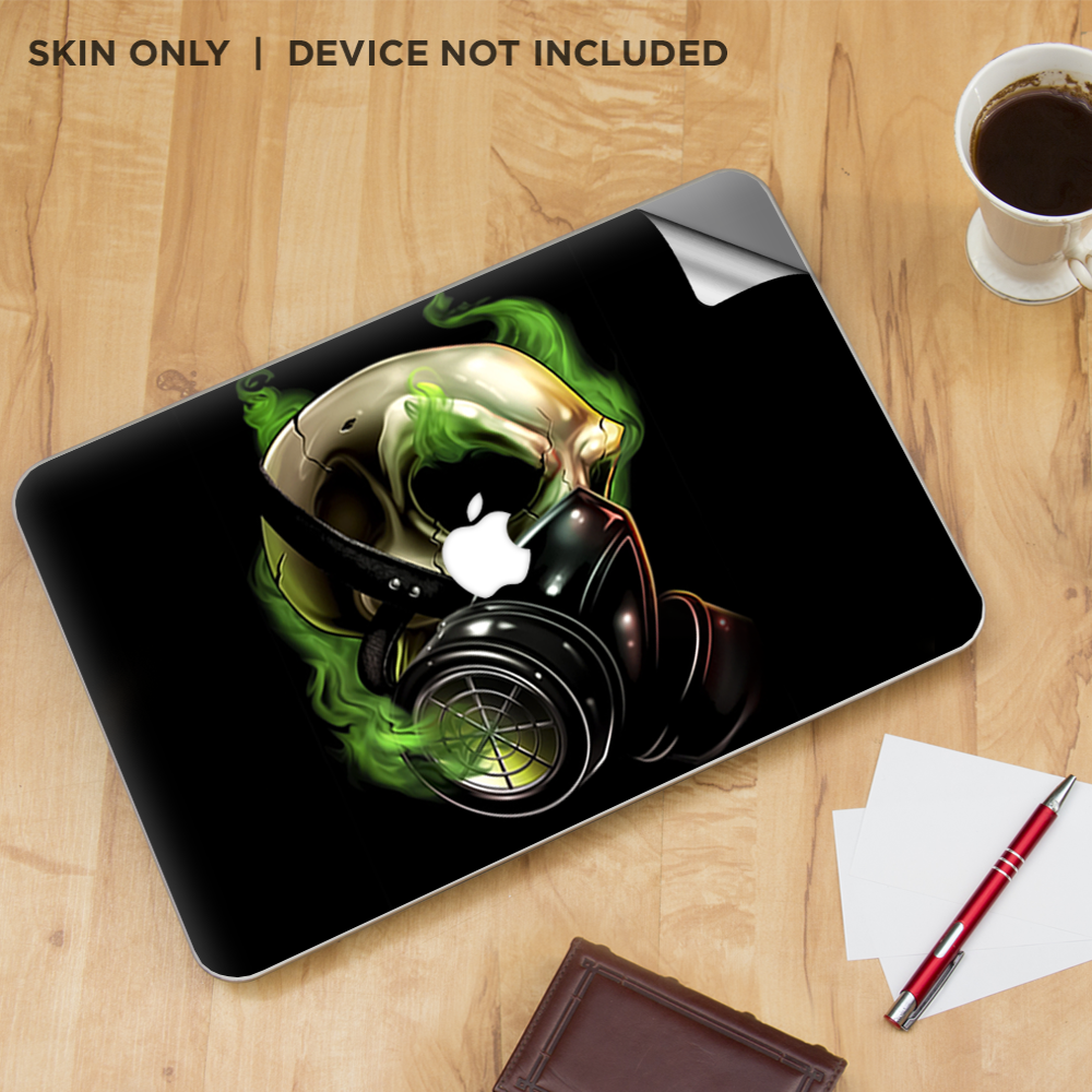 Skin Wrap for Macbook Air 11 inch gas mask skeleton | eBay