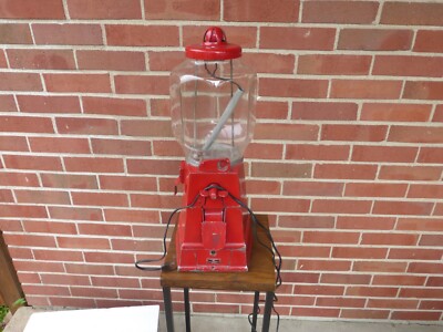 Vintage ASCO Hot Nut Machine Octagon Glass Vending Machine | eBay
