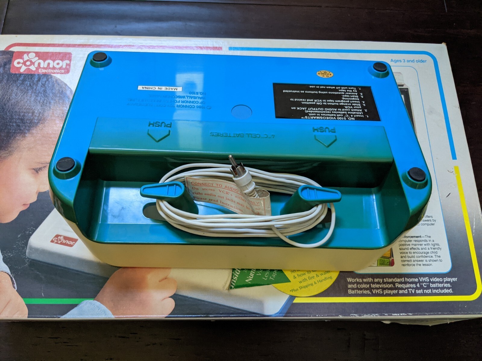 Vtg 1986 Connor VideoSmarts Video Smart 80s 90s Kid Video Game VCR ...