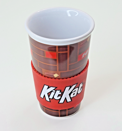 Kit Kat Ceramic Travel Mug Silicone Band Hershey Co. Licensed Product ...