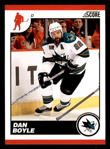 2010-11 Score Glossy #406 Dan Boyle San Jose Sharks | eBay