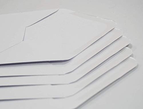 6 X 6 Inch Linen Card and Envelope Pack of 50 - White, White Linen 300 ...