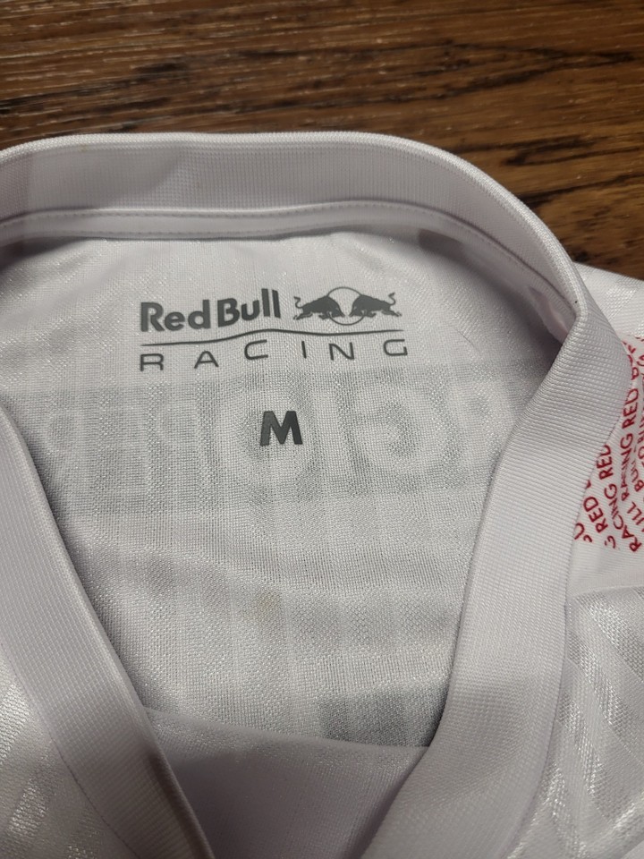 Red Bull Racing F1 Men's Sergio "Checo" Perez Team White Jersey Size M ...