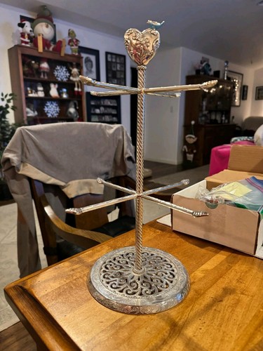 Brighton Song Bird Jewelry Tree Holder Stand Bracelet Filigree Bluebird ...