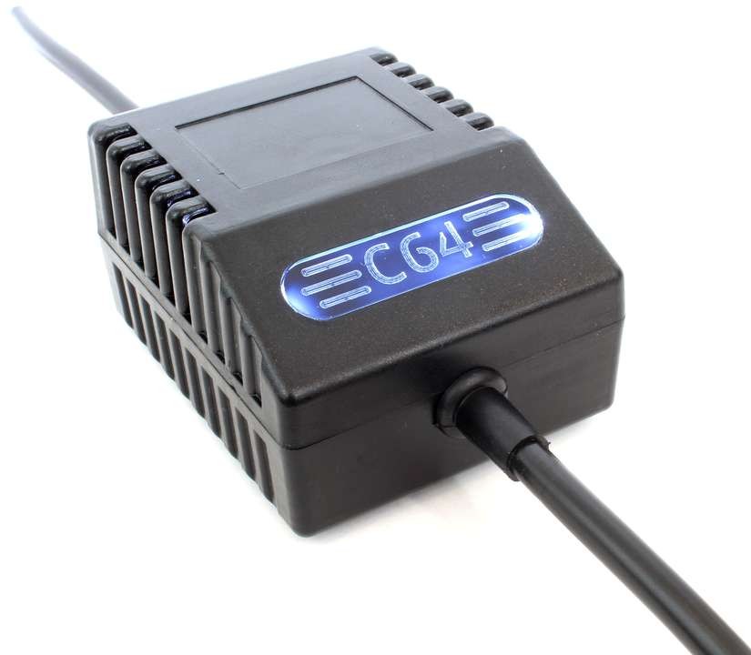 C64 PSU Classic Black UK - UK Plug Commodore 64 Replacement Power ...