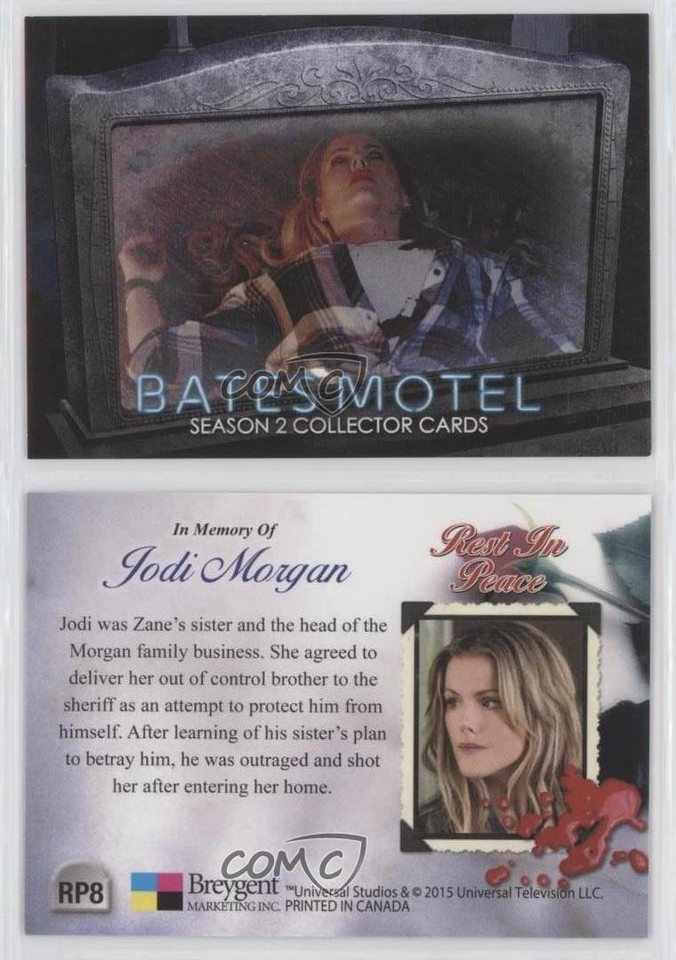 2016 Breygent Bates Motel Season 2 Rest In Peace Jodi Morgan #RP8 6or ...