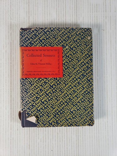 Collected Sonnets of Edna St. Vincent Millay 1941 | eBay
