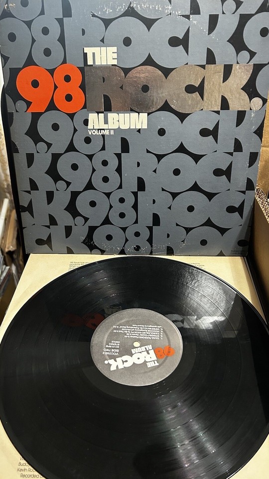 Various - The 98 Rock. Album Volume II - Used Vinyl Record w/ light ...