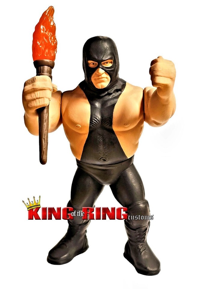 WWE Custom Hasbro EXECUTIONER Wrestling Figure - WWF RARE Mattel Retro ...