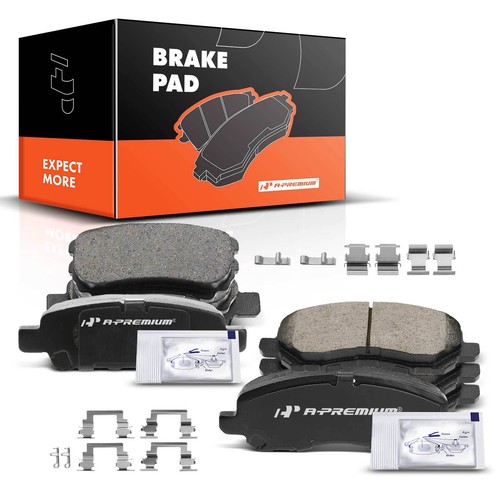 A-Premium 8x Front &Rear Ceramic Brake Pad for Mitsubishi Outlander 05 ...