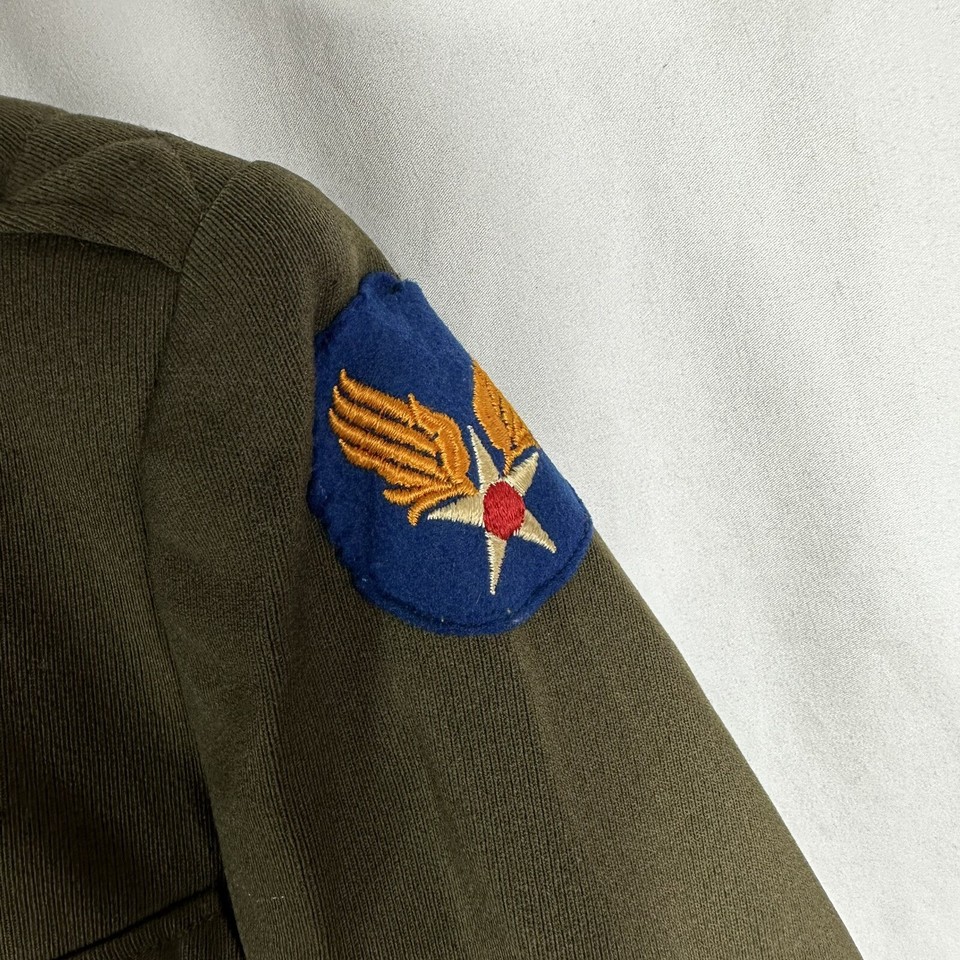 WWII Army Air Corp Officer Ike Jacket Flight Felt AAC Patch | eBay