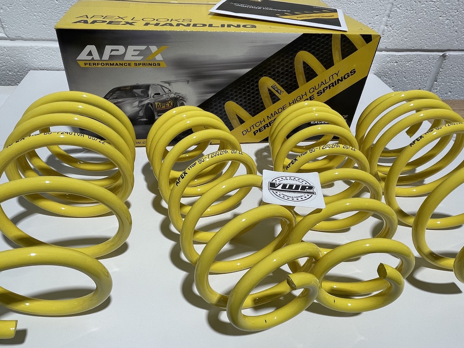 Apex Lowering Springs 25mm for Audi TT MK1 quattro 8N VW Beetle RSi 9CR ...