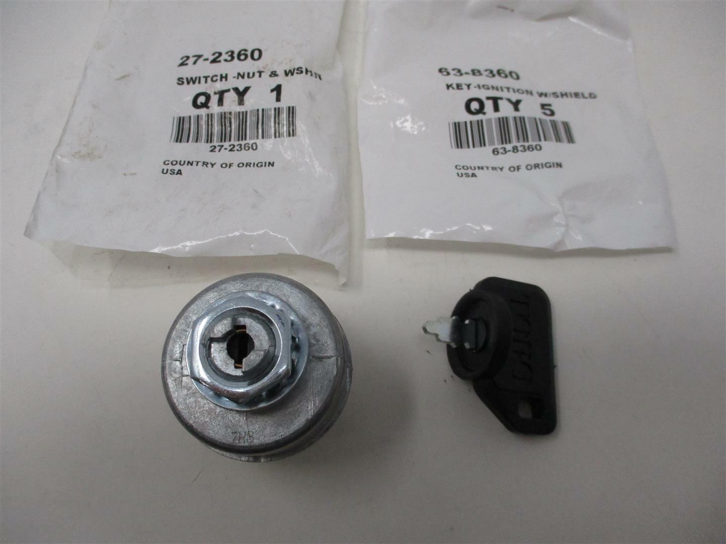 Genuine Toro 27-2360 Ignition Switch & Key 63-8360 Groundmaster Workman ...