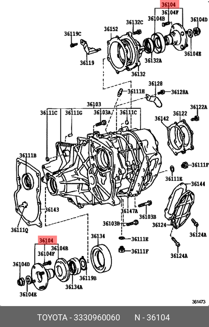 flange companion for transfer output shaft 3330960060 for TOYOTA 33309 ...