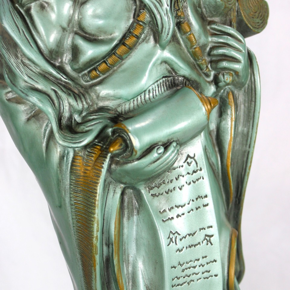 Vtg Large Monk Statue 1965 Universal Statuary Buddhist Wise Man 29 ...