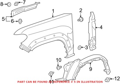 Genuine OEM Fender Protection Film for Toyota 5382604010 | eBay