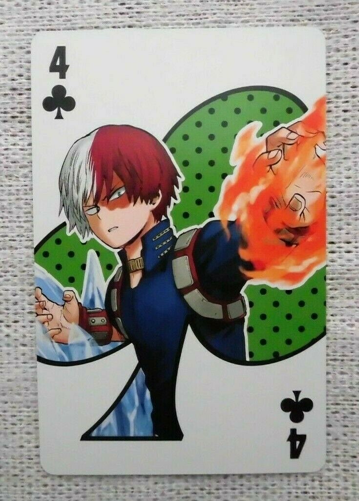 My Hero Academia Todoroki Shoto card Clover 4 | eBay