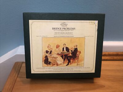 Vintage Bridge Problems 1867-1935 Hand Cut Wooden Puzzle 250 Pieces NEW ...