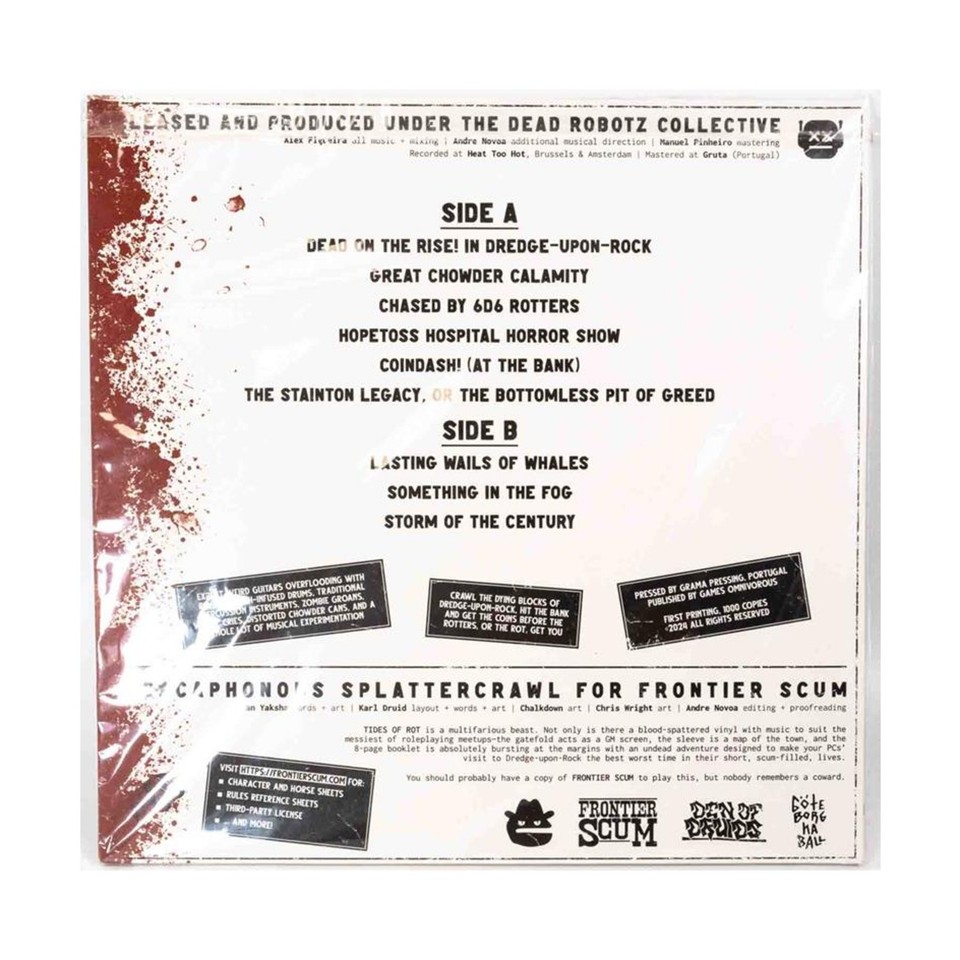 Games Omnivorous RPG Frontier Scum - Tides of Rot Vinyl Record Bag NM | eBay