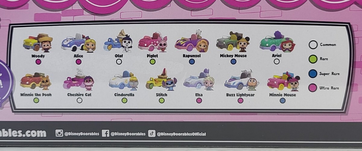 Disney Doorables Let's Go Series 1 Road Trip Alice Car + 2 Figures ...