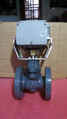 Azbil Yamatake Motorized 2 Way Valve 1In 25mm 24V F.B Pot Transmitter ...