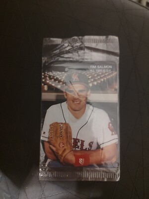 Tim Salmon 1993 ROY 1994 Mothers Cookies Rookie of the year Orig ...